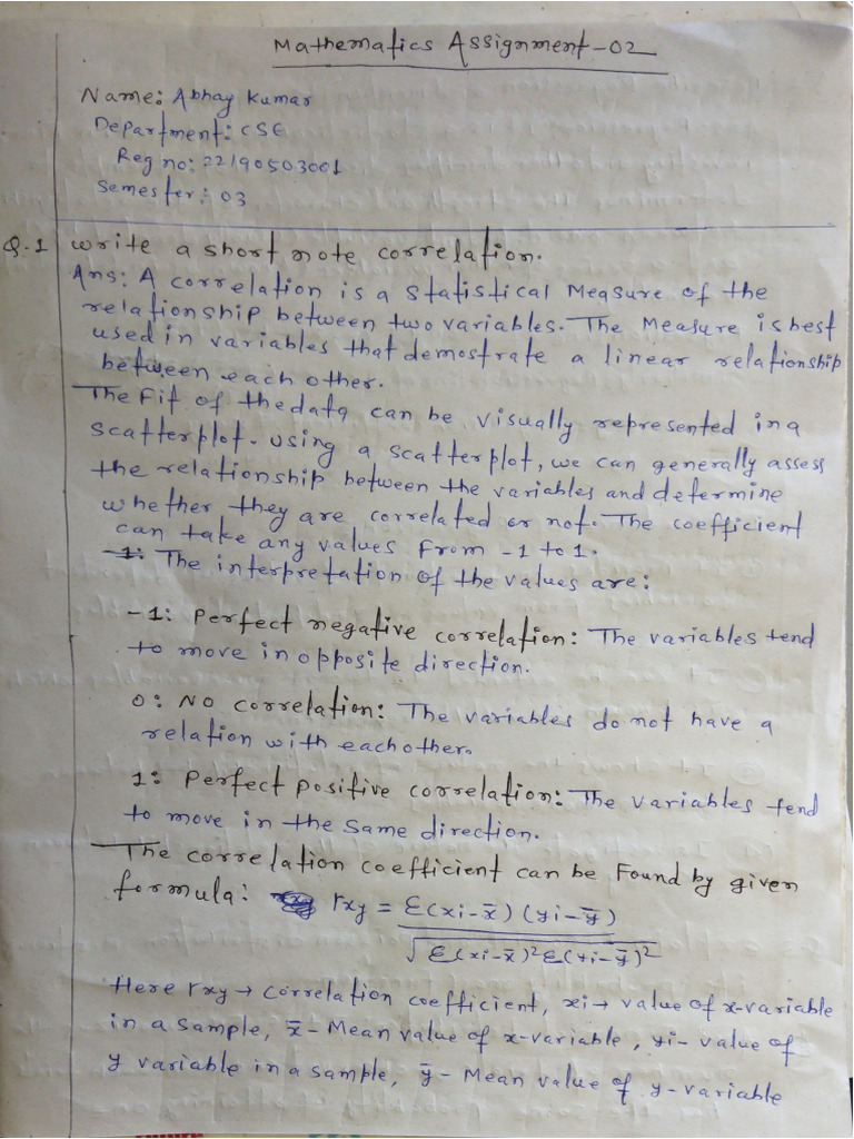 maths assignment 2 | PDF