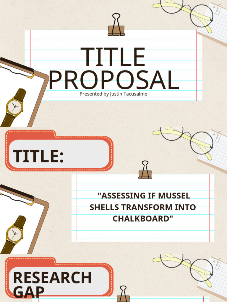 TACUSALME_TITLE-PROPOSAL | PDF