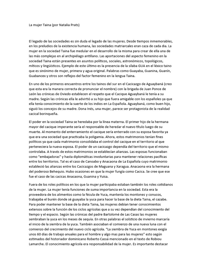 La Mujer Taina | PDF | Religión y espiritualidad