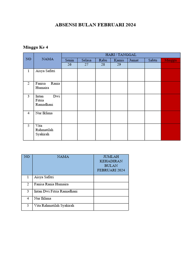 Absensi Kampus Mengajar | PDF