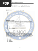 SMC 2024 Questions and Solutions-1 | PDF | Area | Perpendicular