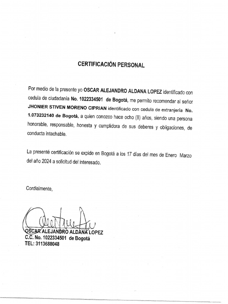 Referencia Alejo | PDF