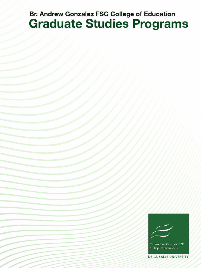 Bag Ced Graduate Viewbook | PDF | Pedagogy | Leadership