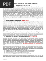 Abraham's Test: Sacrifice of Isaac | PDF