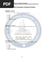 SASMO Sample Paper and Syllabus 1 | PDF | Mathematics | Statistics