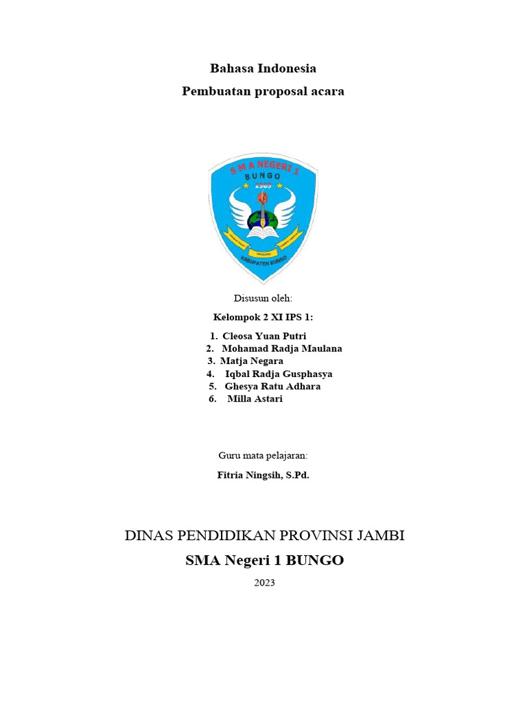 Proposal Acara Pdf