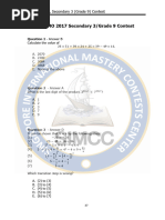 SMC 2023 Questions and Solutions | PDF | Circle | Mathematics