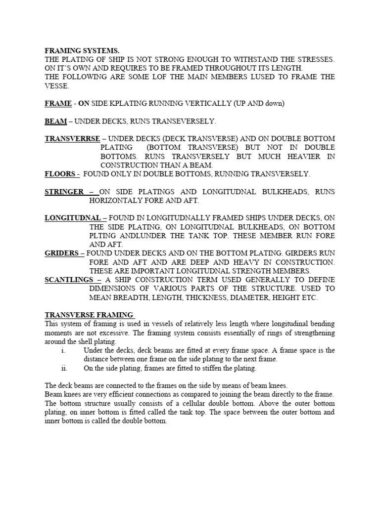 shipco terms | PDF | Deck (Ship) | Ships
