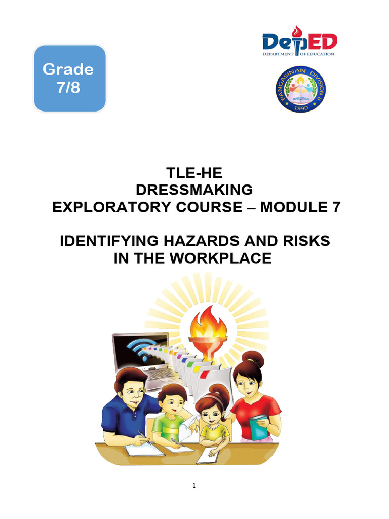 Module7 G7-8 Dressmaking Manaoag | PDF | Hazards | Human Factors And Ergonomics