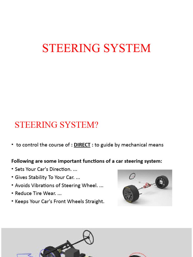 Steering System | PDF