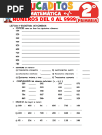 Guía de Numeros Del 800 Al 900 | PDF
