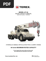 AT-20 Crane Rating Manual 20 Tonne | PDF | Crane (Machine ...