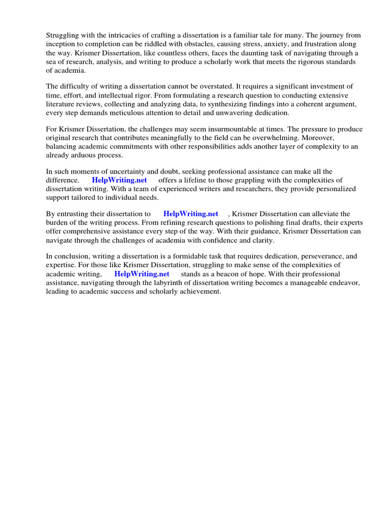 Krismer Dissertation | PDF | Happiness | Behavioural Sciences