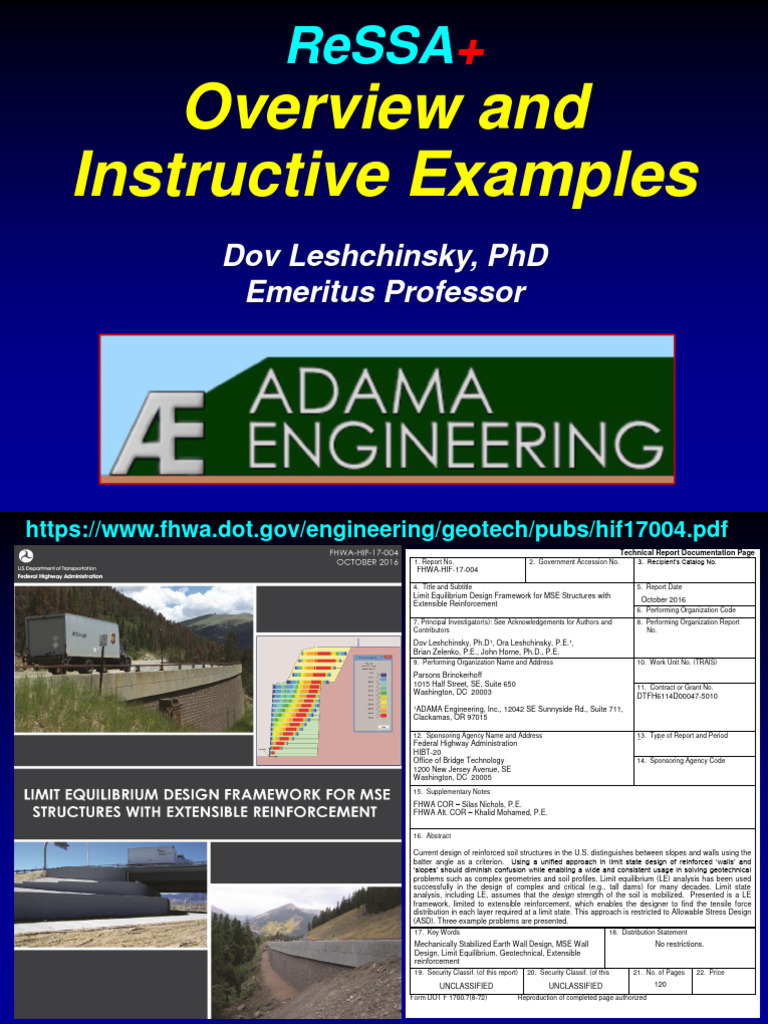 ReSSA Overview and Instructive Examples | PDF