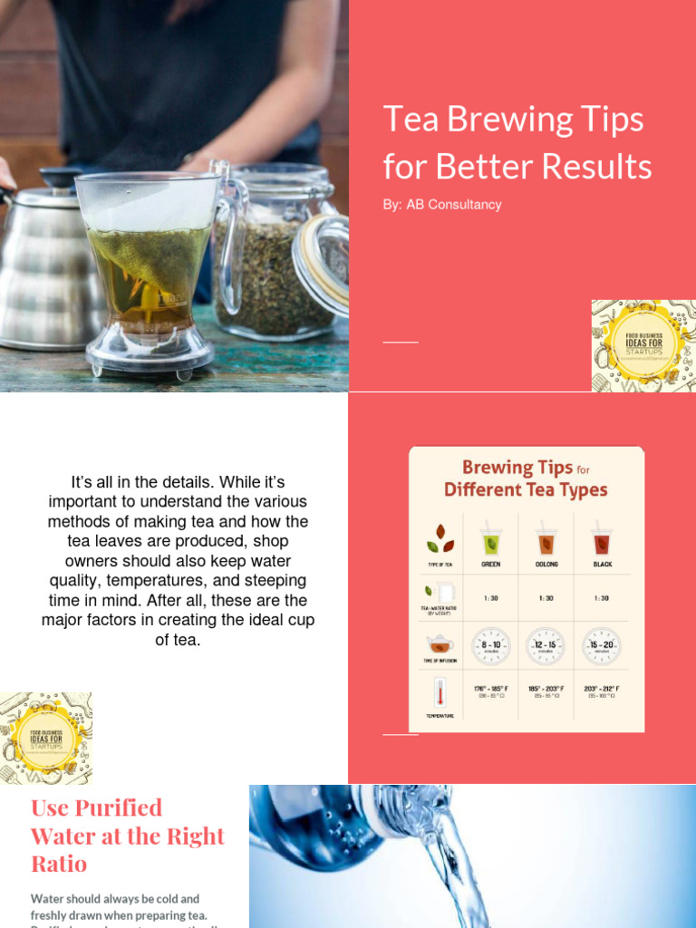 Tea Brewing Tips For Better Results | PDF