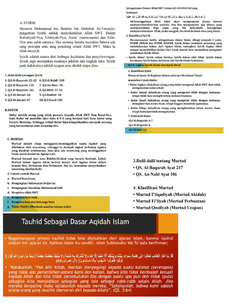 Ilmu Tauhid | PDF