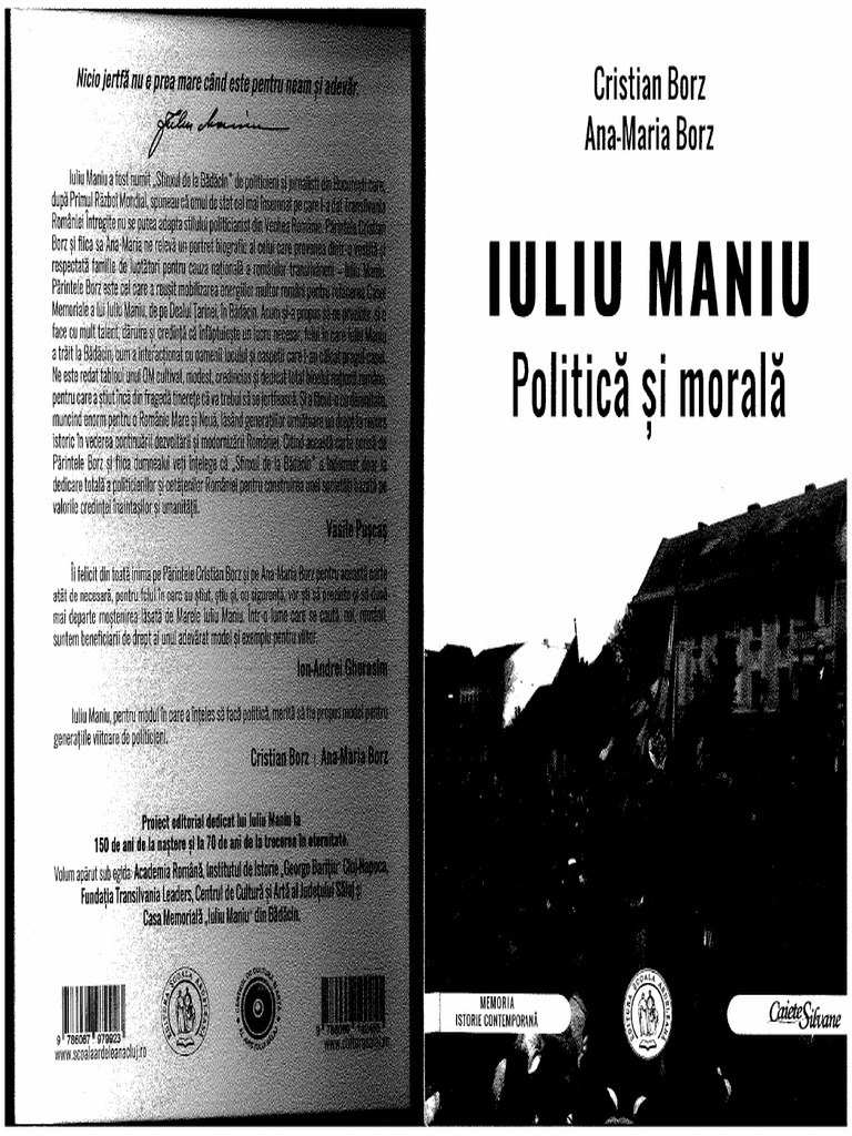 Iuliu Maniu - Politica Si Morala - Compressed2 | PDF
