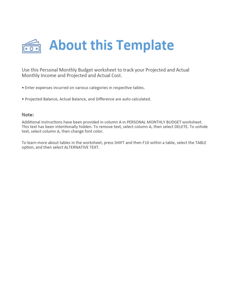 Personal Monthly Budget - 2024 | PDF | Credit | Finance & Money Management