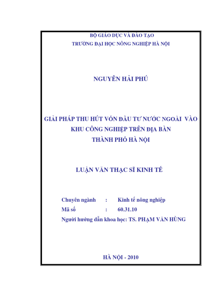 (123doc) - Lua-N-Van-Tha-C-Si-Giai-Phap-Thu-Hut-Von-Dau-Tu-Truc-Tiep-Nuoc-Ngoai-Vao-Khu-Cong ...