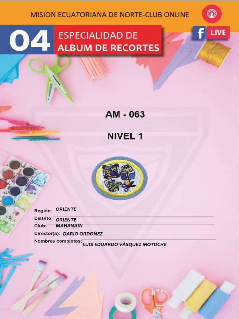 Especialidad - Album - de - Recortes Edu | Descargar gratis PDF | Adhesivo
