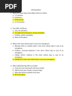 ST John First Aid Course Questions & Answers | PDF | First Aid ...
