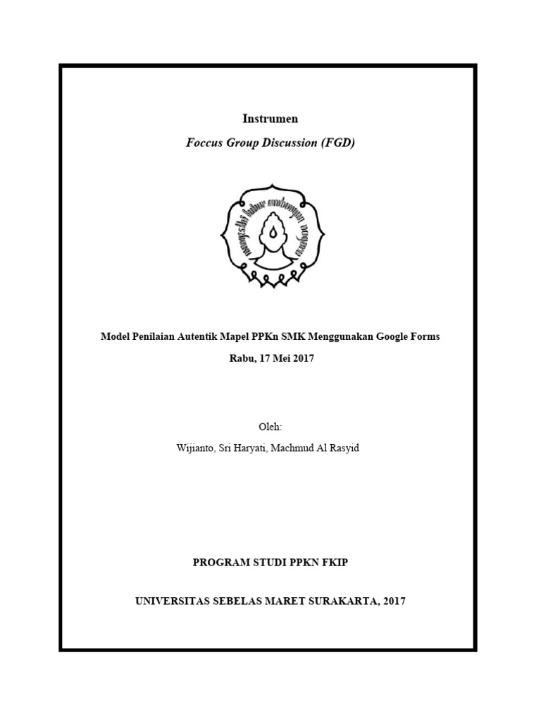 Panduan FGD | PDF