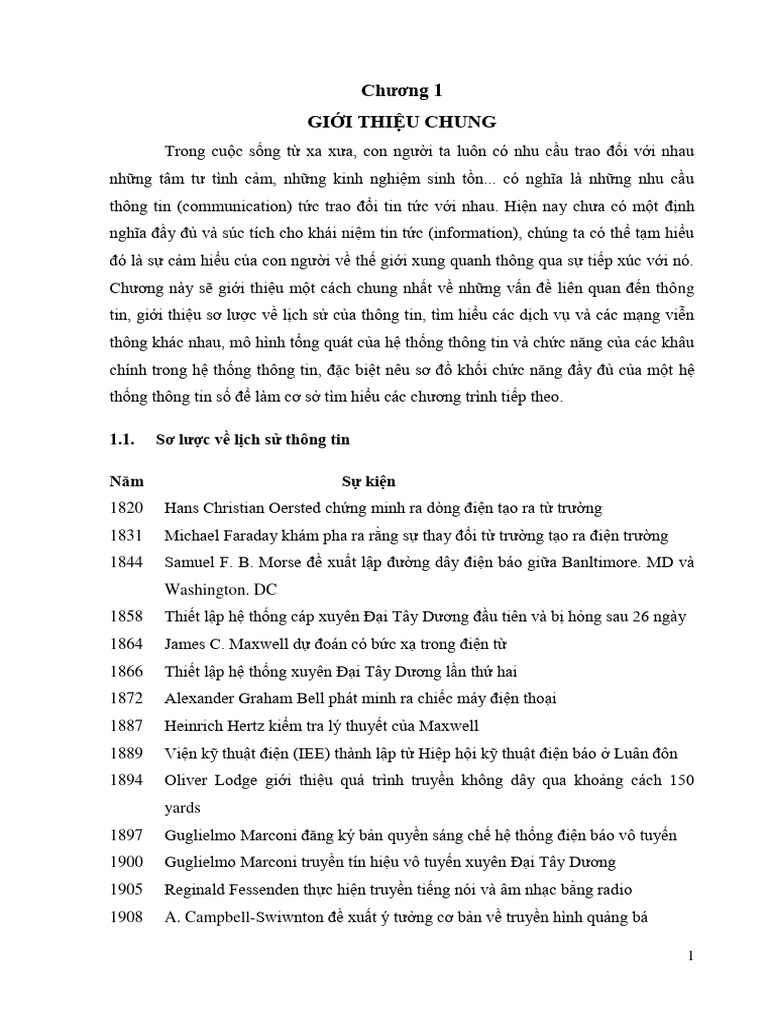Chap1 - Gioi thieu chung | PDF