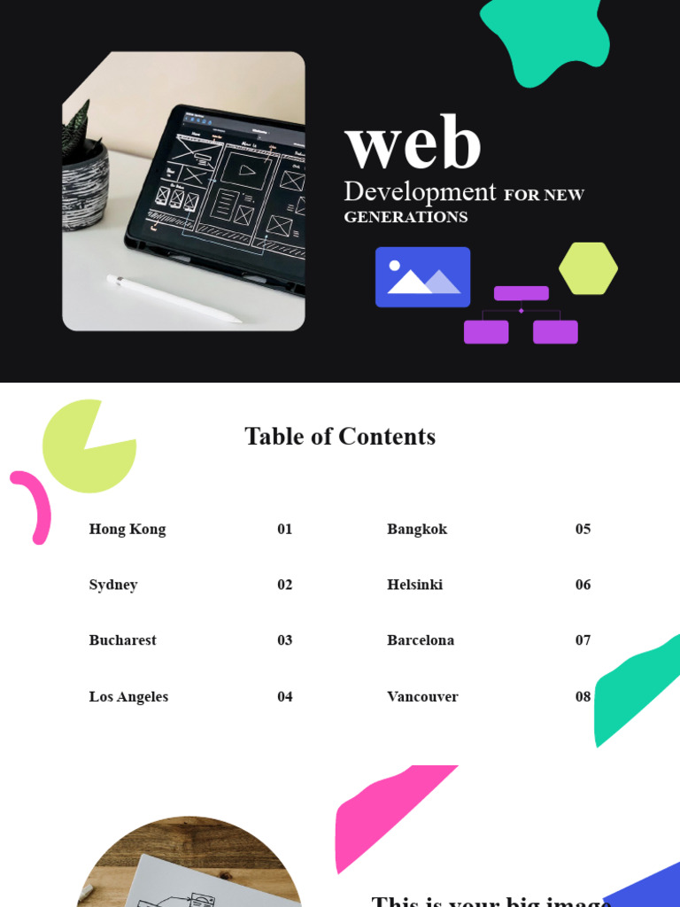 Web Development Graphic Presentation Purple Variant | PDF ...