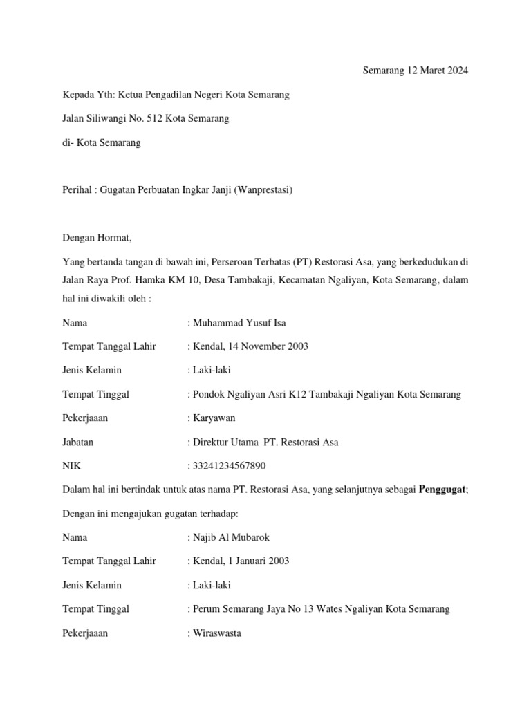 133 - Muhammad Yusuf Isa - HAPerdata | PDF