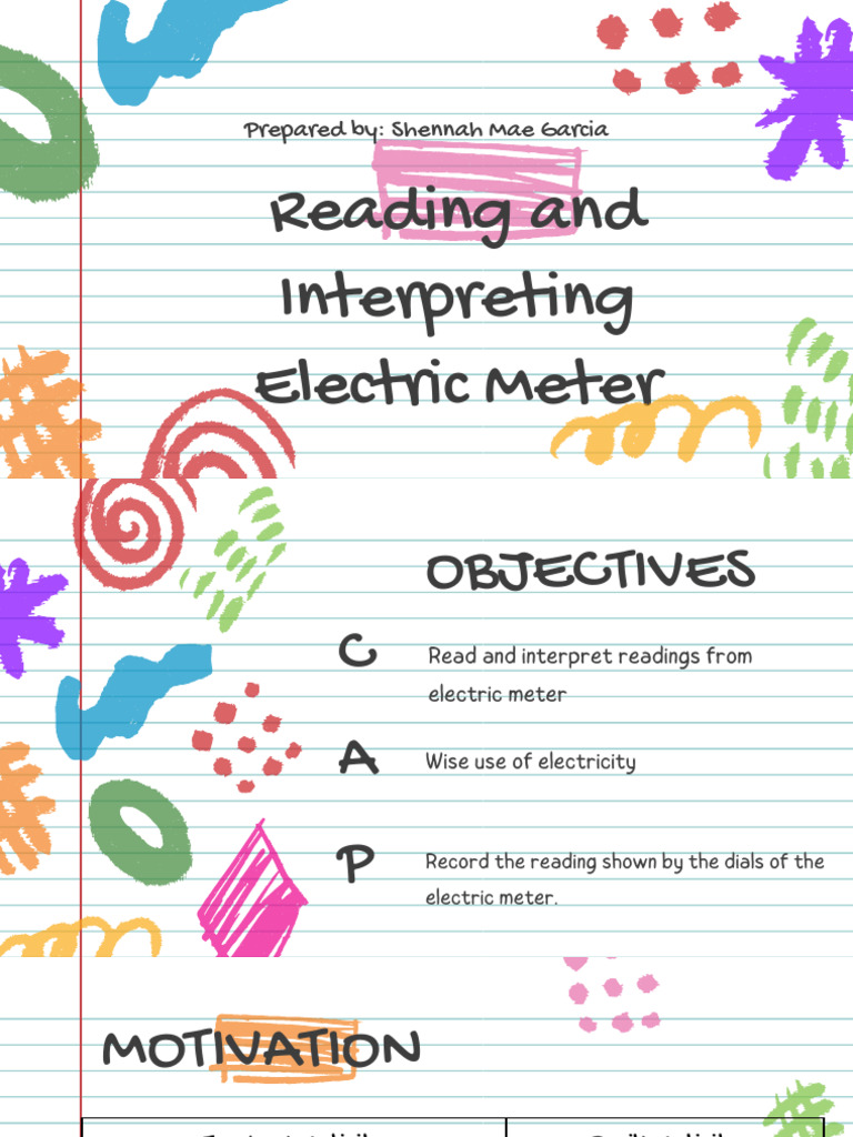 Reading Electric Meters for Kids | PDF