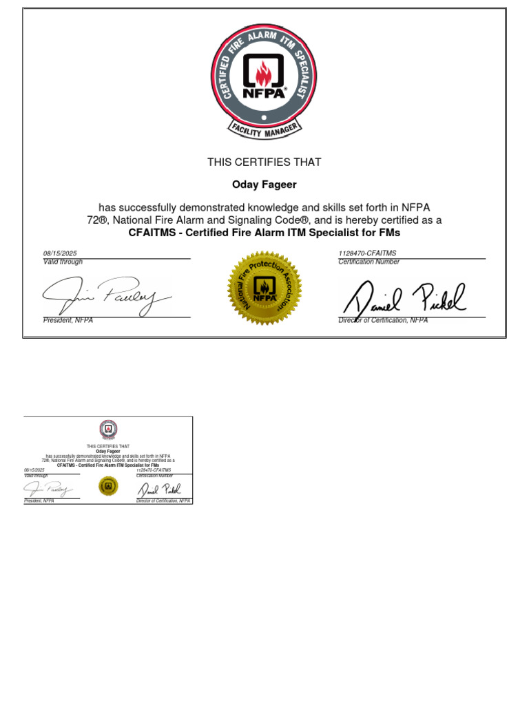 Cert Card 1128470 CFAITMS | PDF | Business | Technology & Engineering