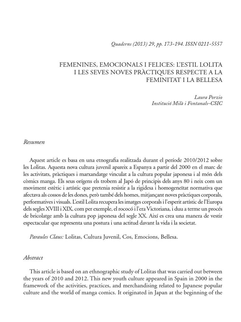 Cos, Corporalitat I Expressiã Representaciã de La Identitat-2 | PDF