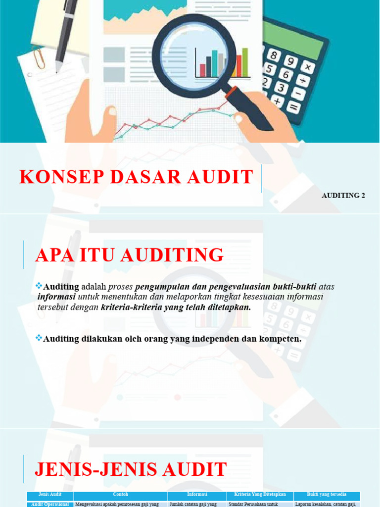 Konsep Dasar Audit | PDF | Bisnis | Pengelolaan Keuangan & Uang