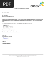 BYJU'S Experience and Relieving Letter | PDF