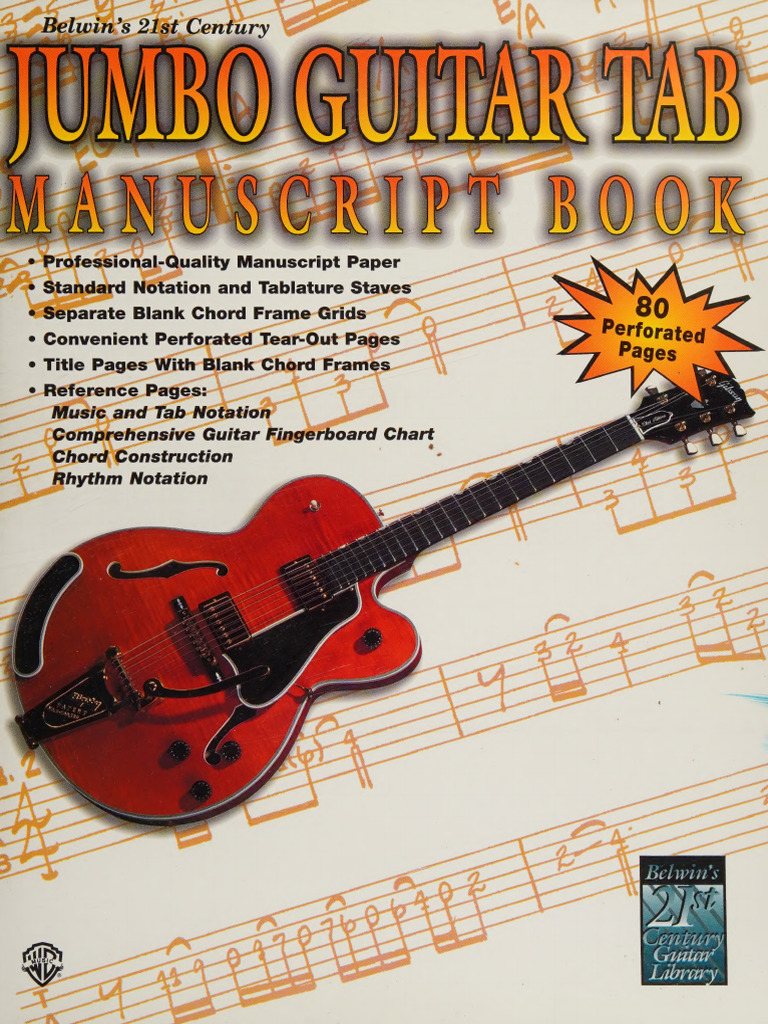 Belwins - Jumbo Manuscript Tab | PDF | Musical Notation | Music Theory