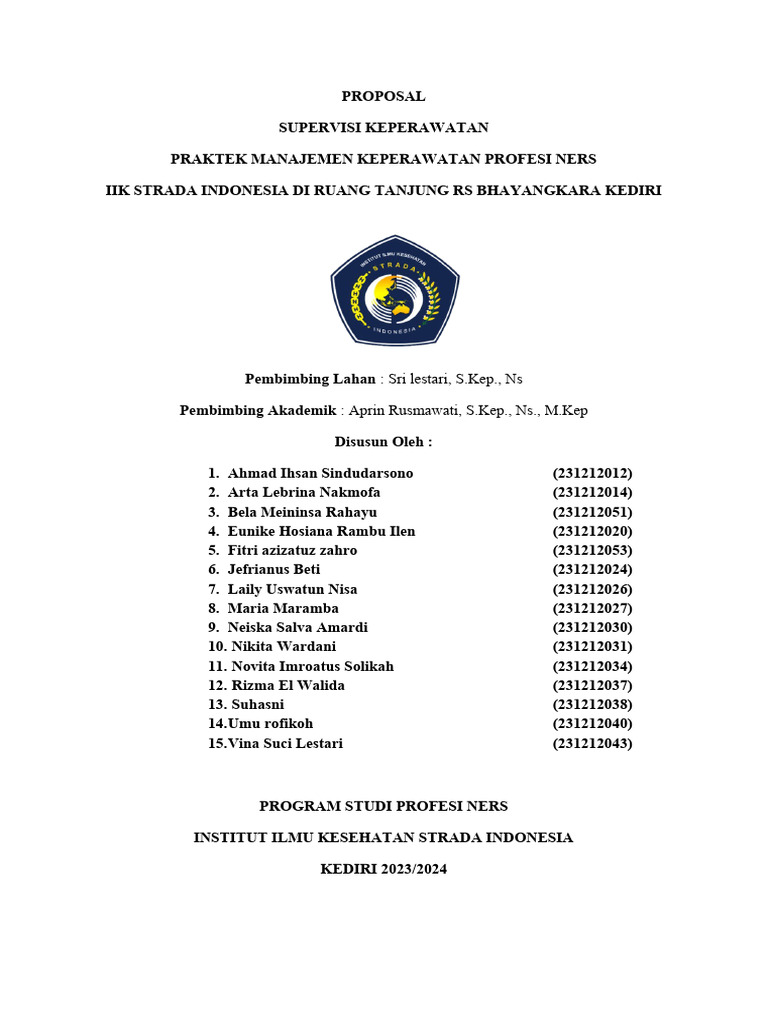 Supervisi Keperawatan Ners | PDF