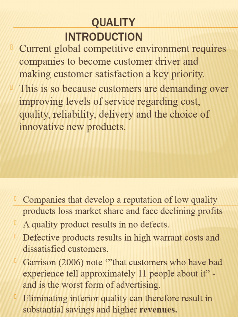 Quality Costingfffffffffffff | PDF | Lean Manufacturing | Quality ...