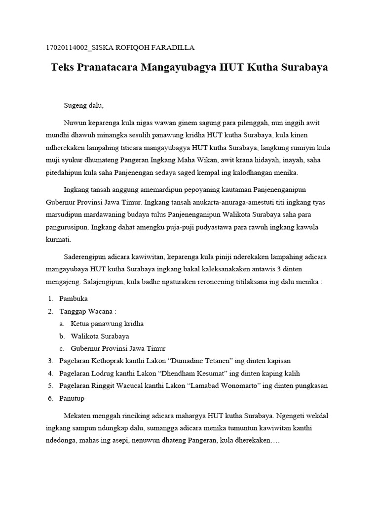 Teks Pranatacara | PDF