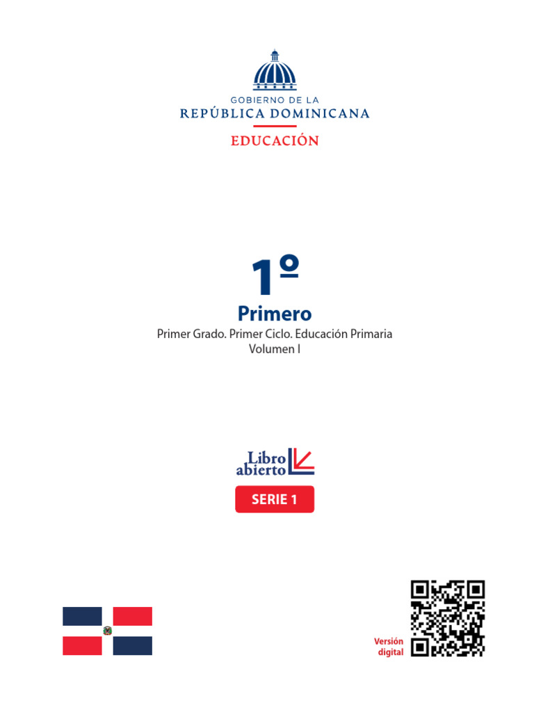 Libro Abierto: Primer Grado Primaria | PDF | República Dominicana ...