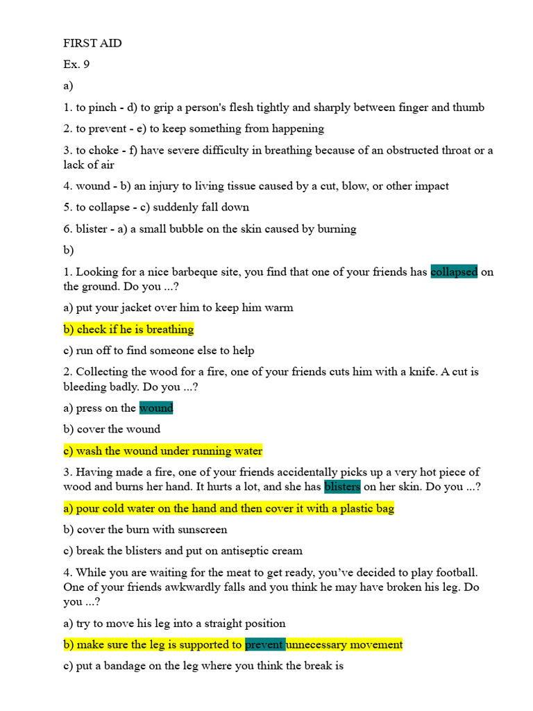 Essential First Aid Techniques Guide | PDF | First Aid | Wound