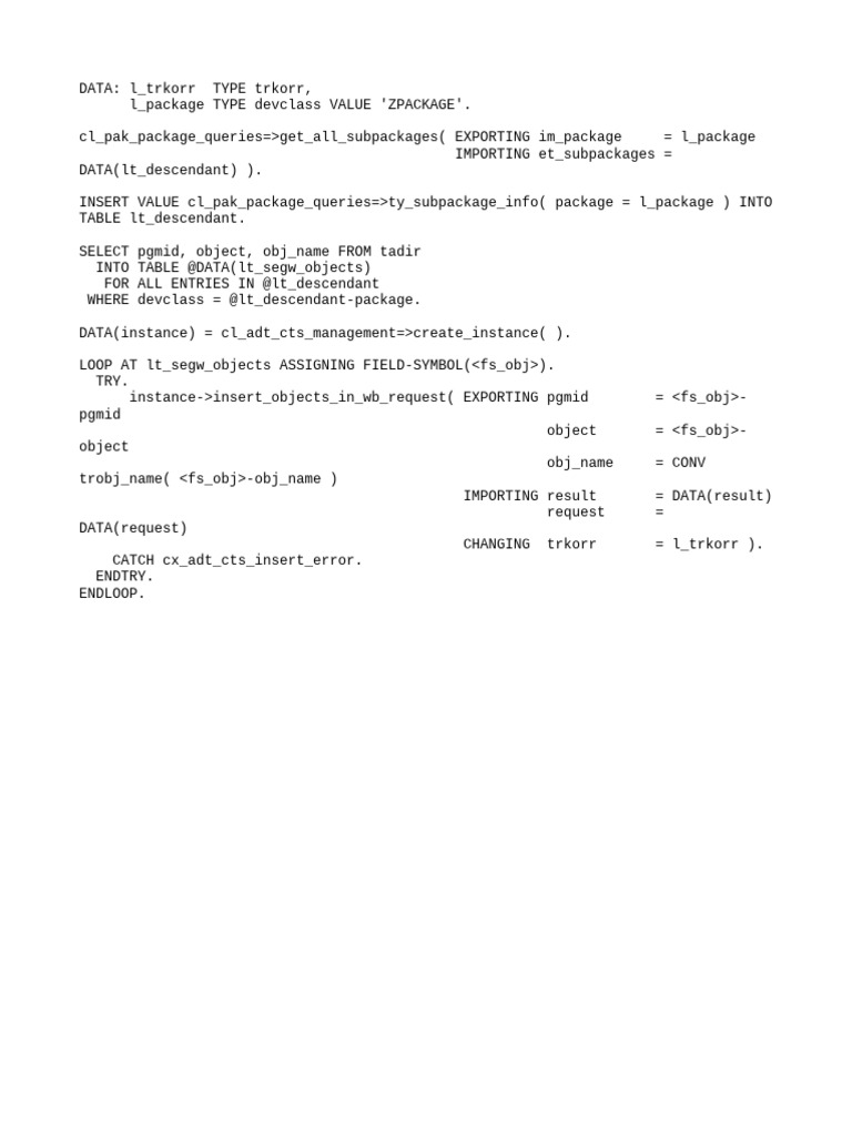 Objects Inserted Into TR | PDF | Computers