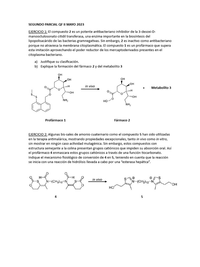 Wuolah Free QF II SEGUNDO PARCIAL 2023 Gulag Free | PDF | Inhibidor de la enzima | Las bacterias