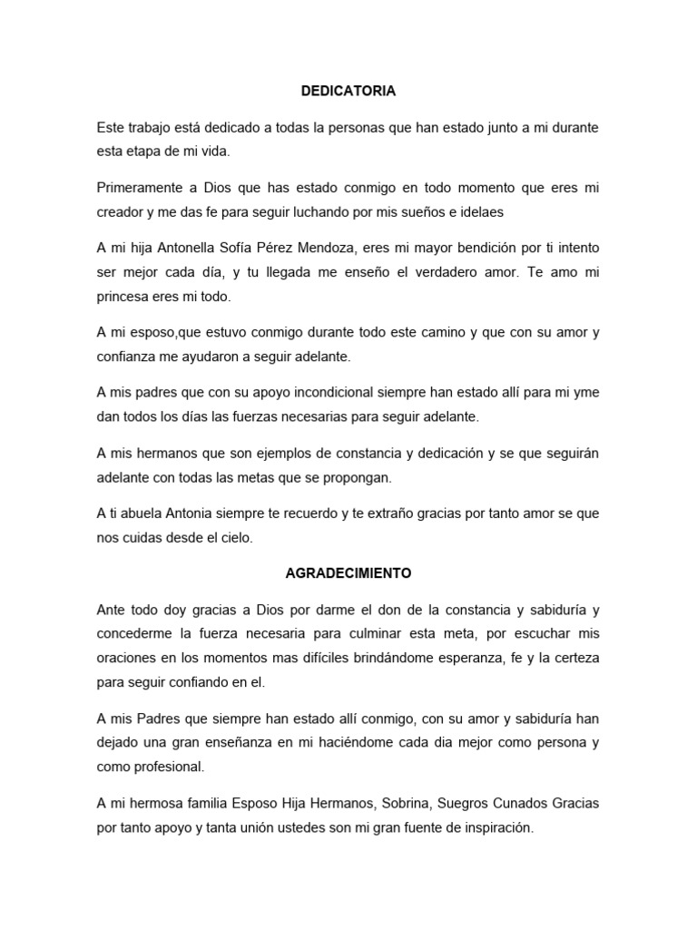 DEDICATORIA | PDF
