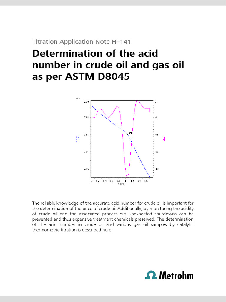 Astm D8045 | PDF | Titration | Chemistry