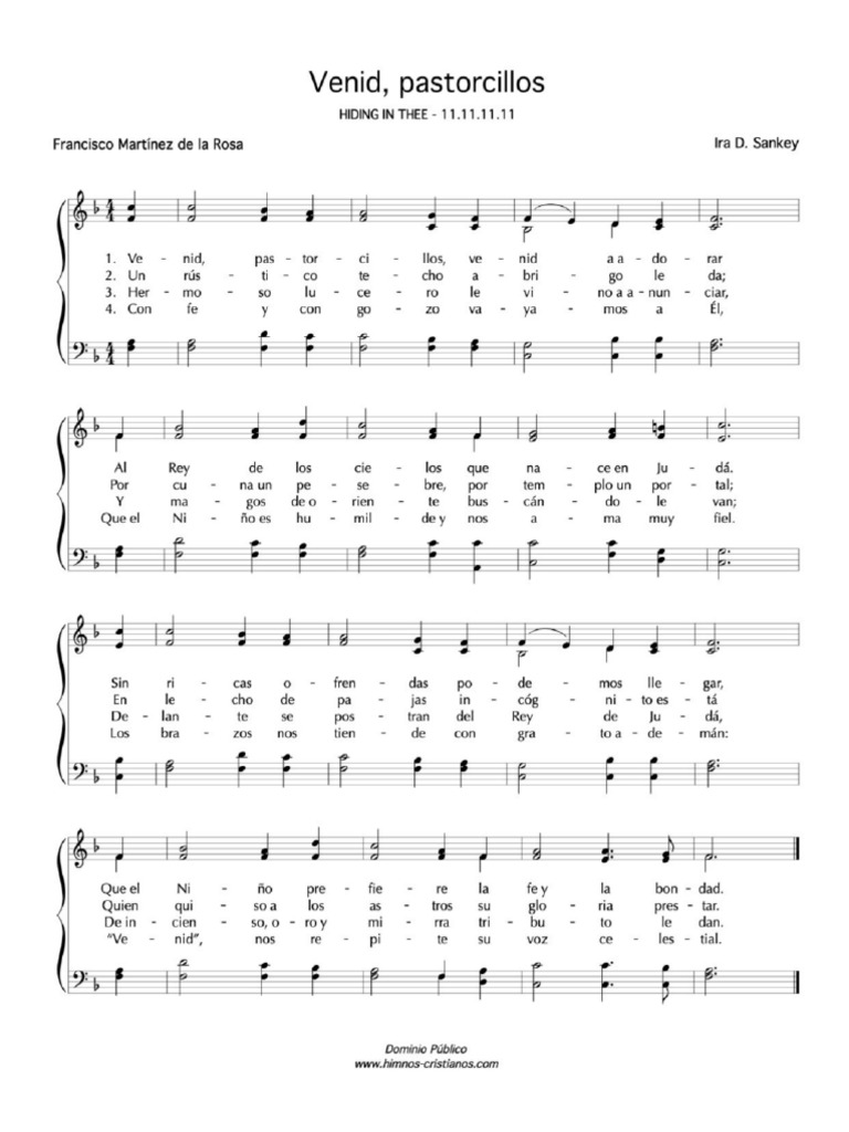 Venid Pastorcillos | PDF