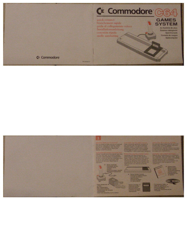 Commodore 64GS Computer Consolle Manual | PDF
