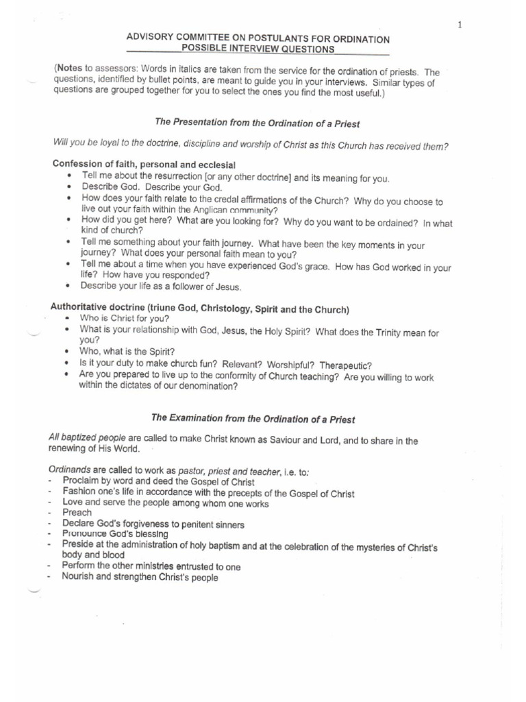 Possible Interview Questions | PDF