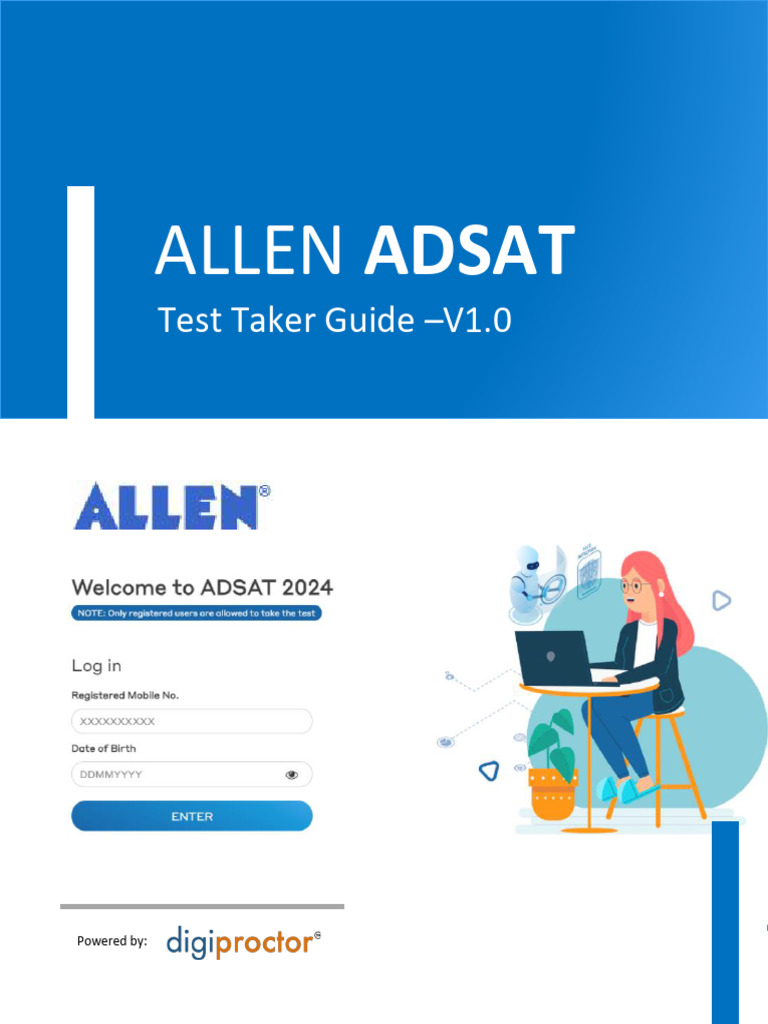 Allen Adsat Testtaker Guide | PDF | Mobile App | Computer Engineering