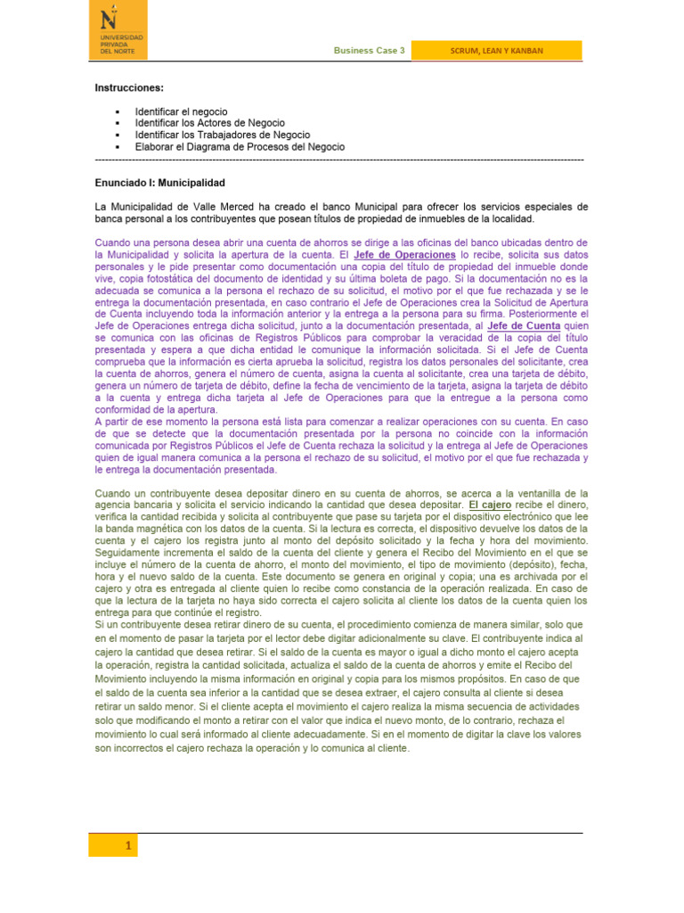 Solución Business Case 3 | PDF | Dinero | Bancos Solución Business Case 3 | PDF | Dinero | Bancos
