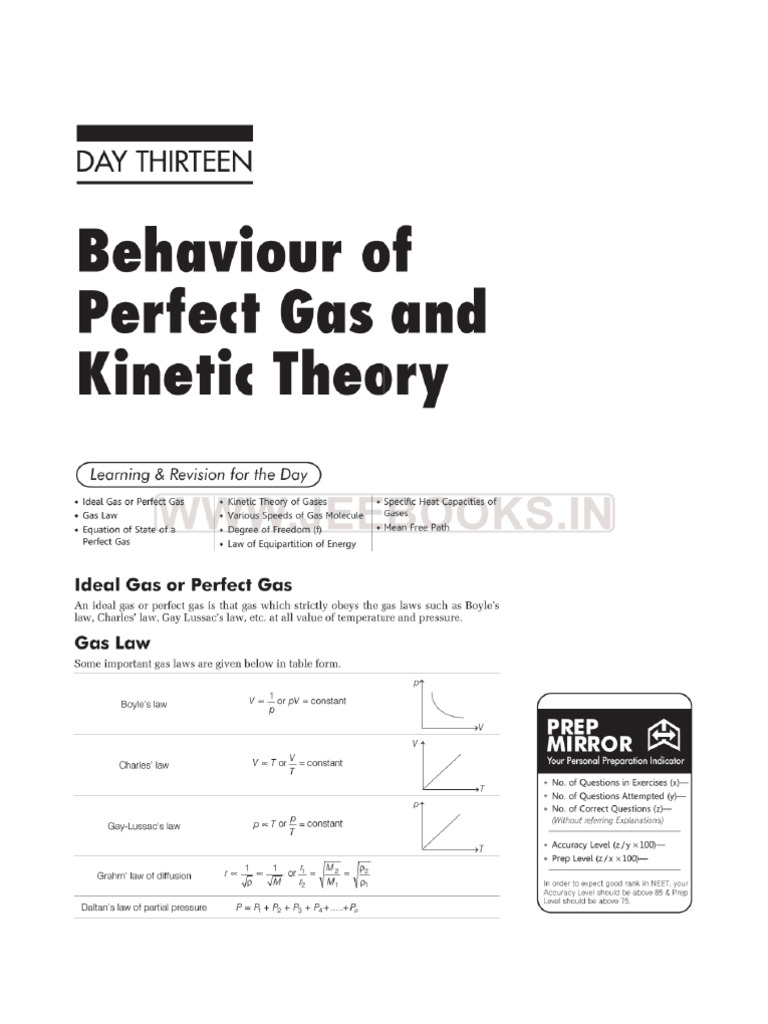 Kinetic Theory | PDF